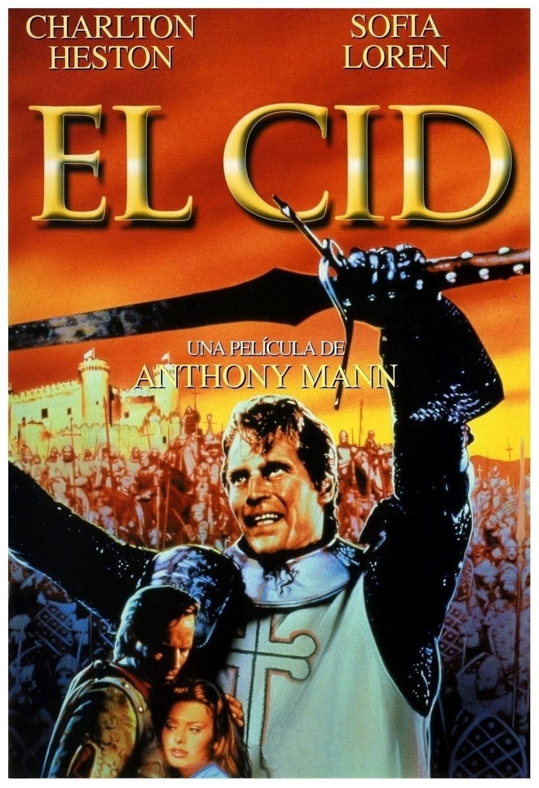 POSTERS Y CARTELES CINE DE SOPHIA LOREN: " EL CID." ( 1961 ).