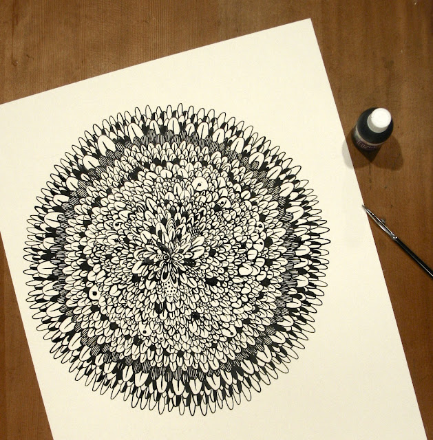 Space to Ink: An ink drawing to test new paper
