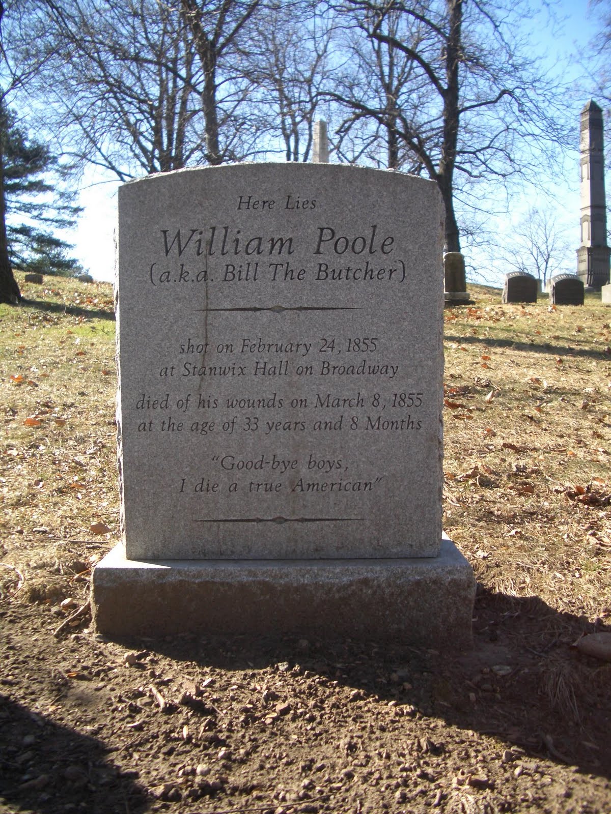 William "Bill the Butcher" Poole