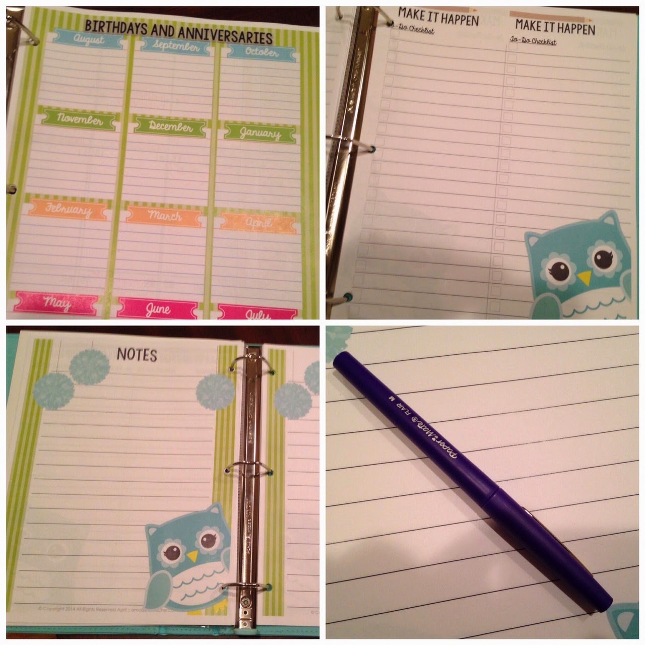 The Fashionista Teacher: Monday Made It (My 2014-2015 Teacher Planner ...