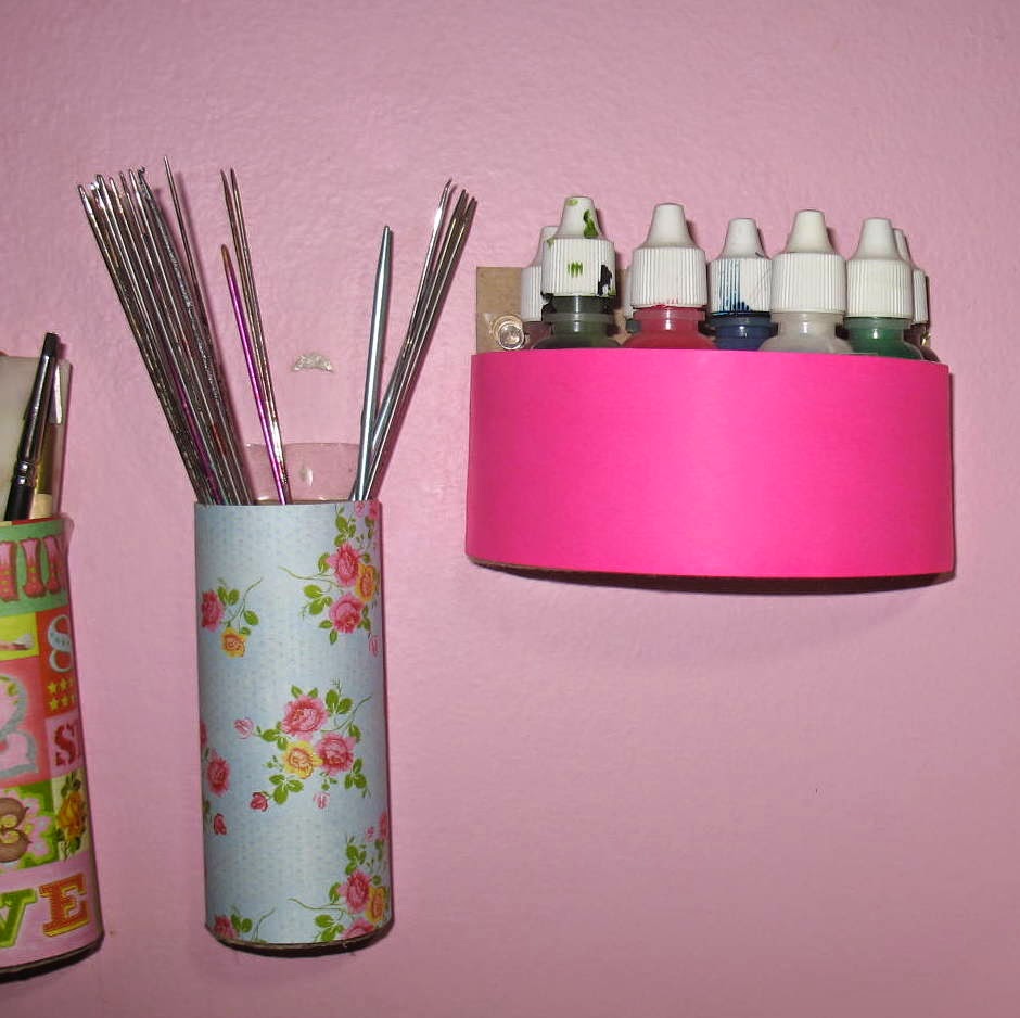 CraftyColie: DIY craft storage project