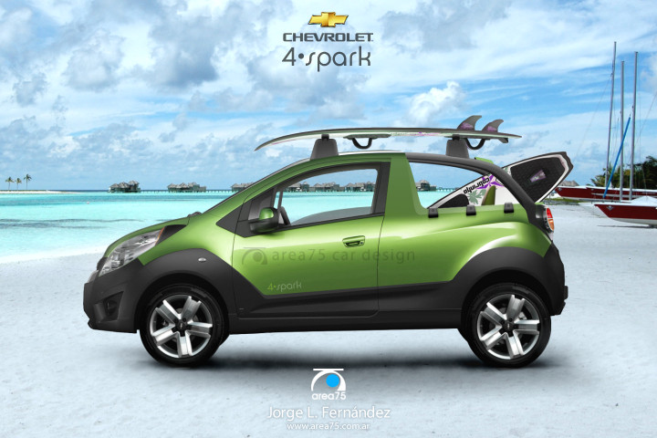 area75 design: UPDATE: Chevrolet Spark Playero y nueva imagen de la ...
