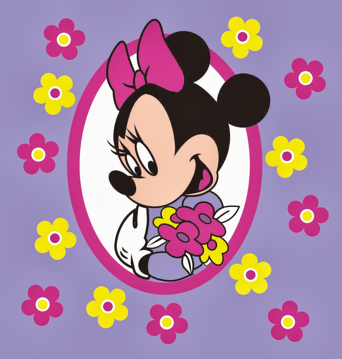 Minnie mouse en vectores para estampar - AldLogos