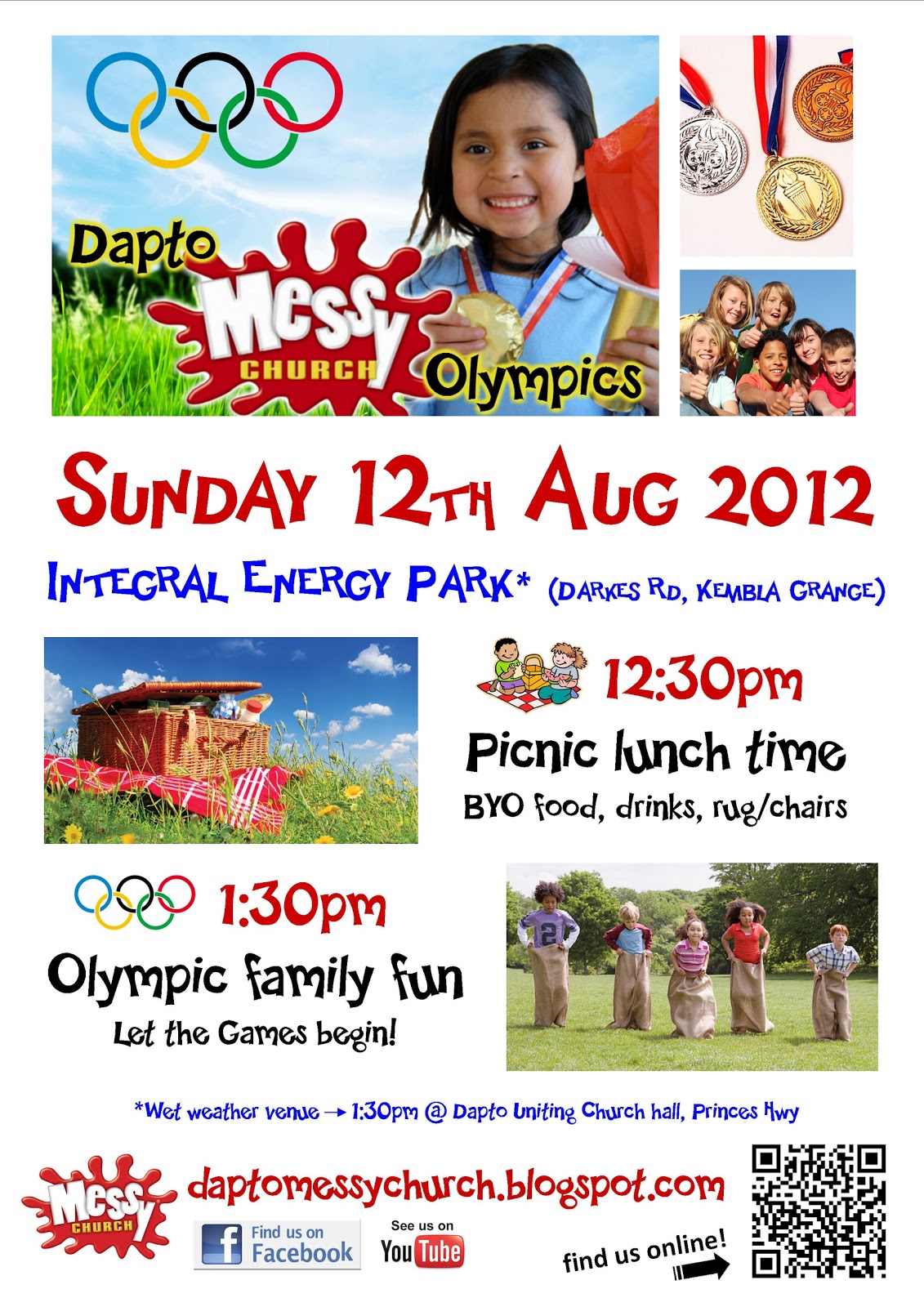Messy Church @ Dapto Uniting: DETAILS: Messy Church Olympics