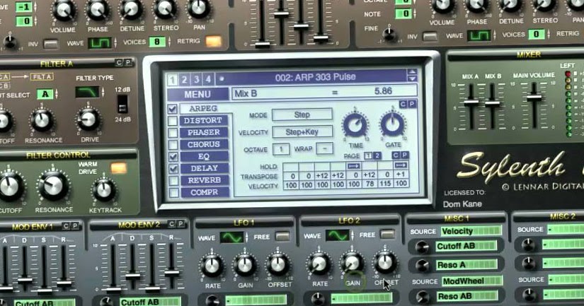 Lennar Digital Sylenth 1 v.2.2.1 + presets + skins full por MEGA 1 link ...