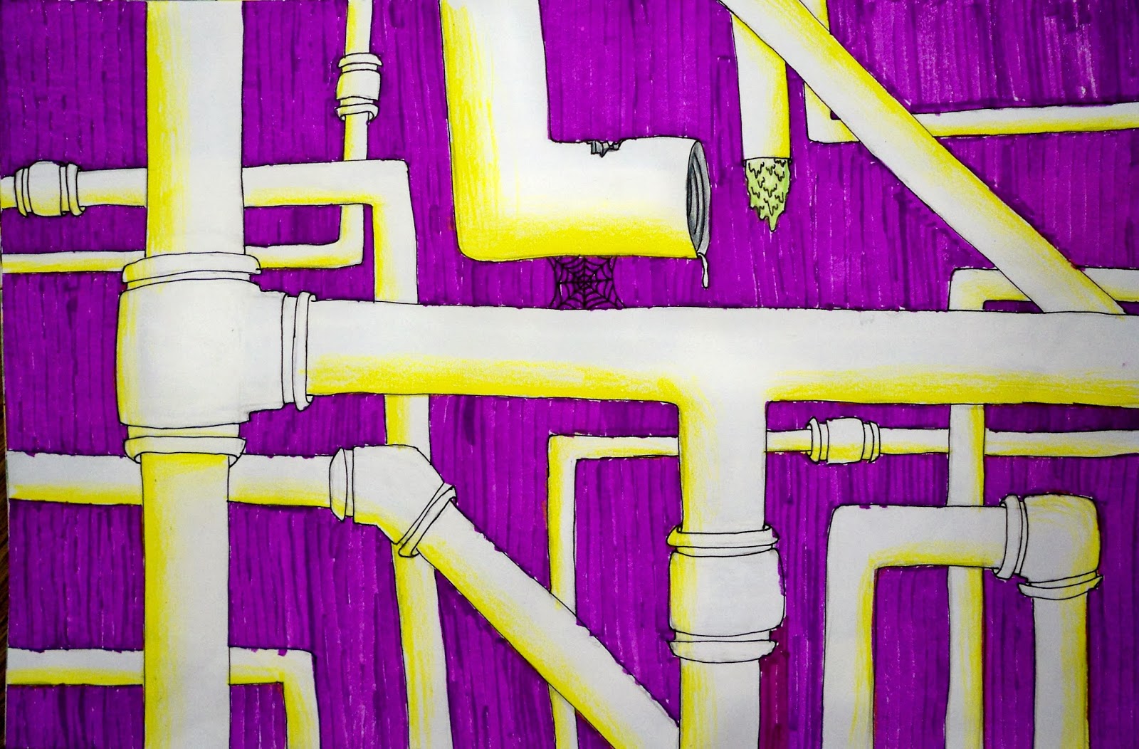 The Lost Sock : Overlapping 3D Pipes