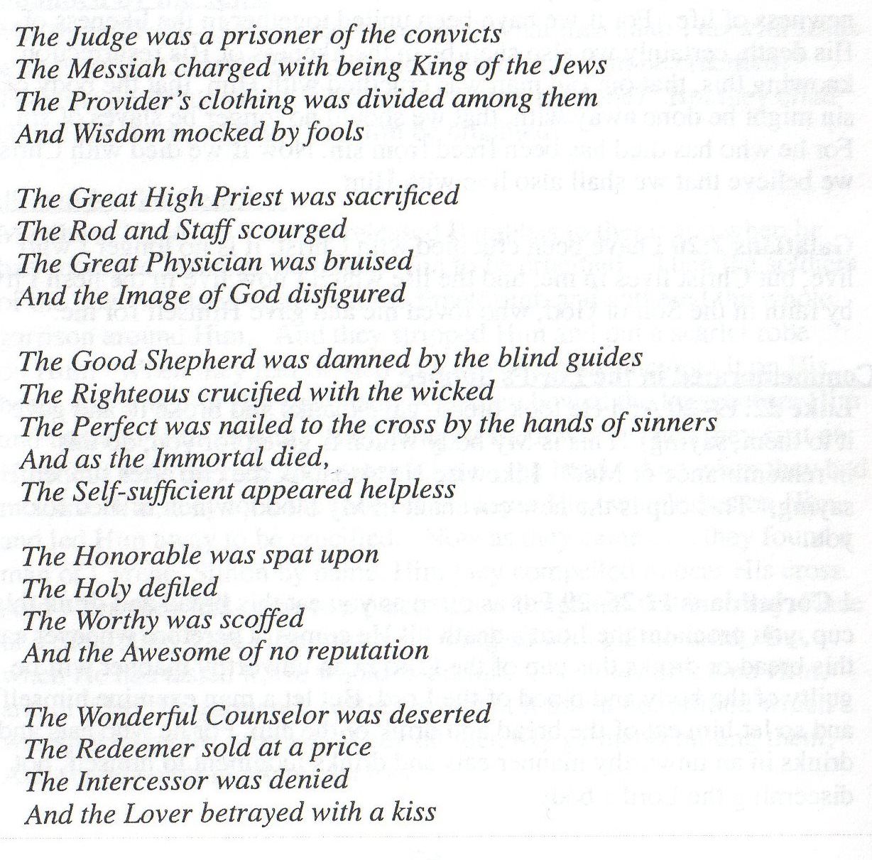 The Pretty Bitty Blog: Paradox of the Cross - A poem by Elliot Pope