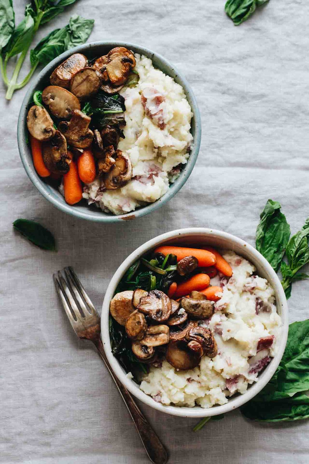 VEGAN LOADED MASHED POTATO BOWLS | FOOD AND DRINK