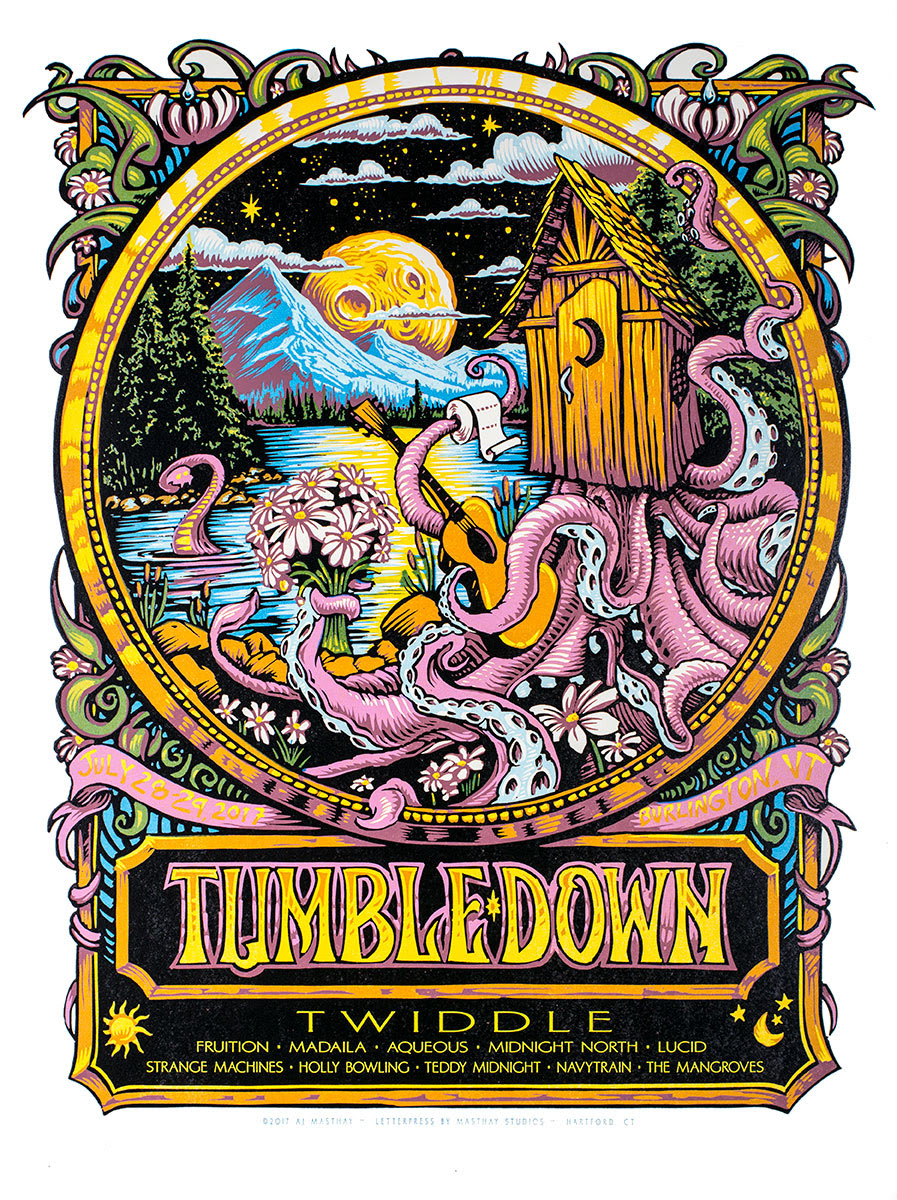 INSIDE THE ROCK POSTER FRAME BLOG: AJ Masthay Primus Twiddle And More ...