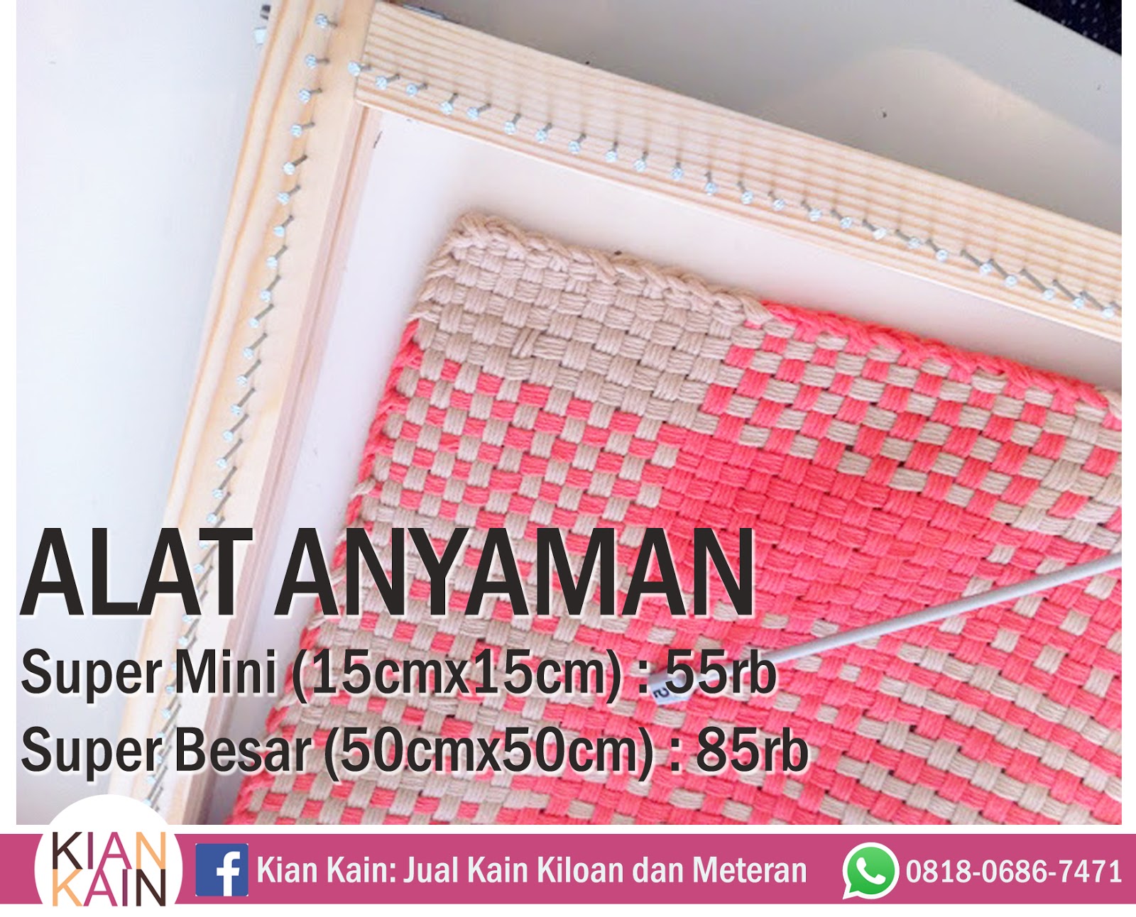 KIAN KAIN: Wow, Inilah Rahasia Pembuatan Keset dengan Metode Anyam!