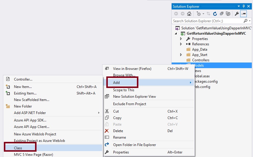 How To Use Dapper To Get Return Value Using Stored Procedure