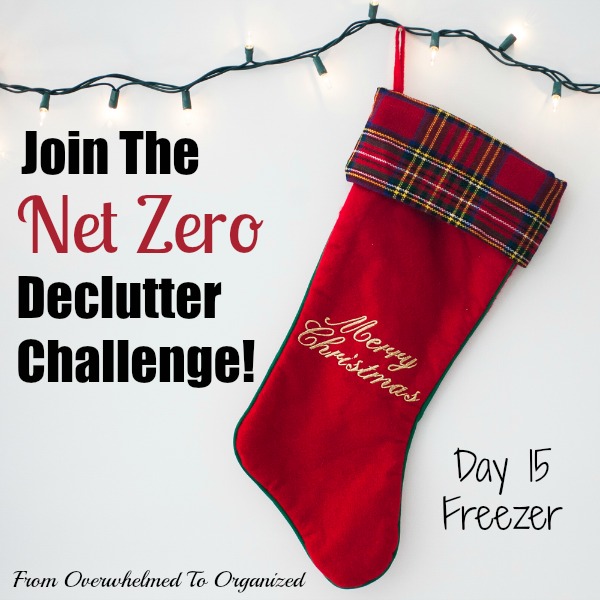 Day 15 - Freezer {Net Zero Decluttering Challenge} | From Overwhelmed ...