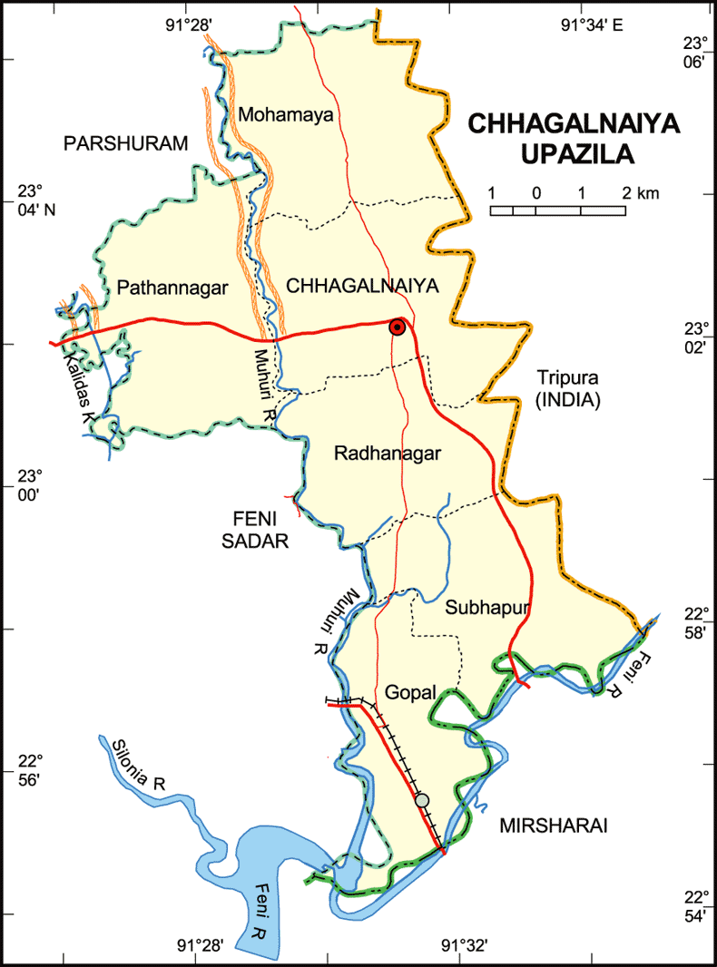 Mouza & Land Use Maps of Chhagalnaiya Upazila, Feni, Bangladesh ...