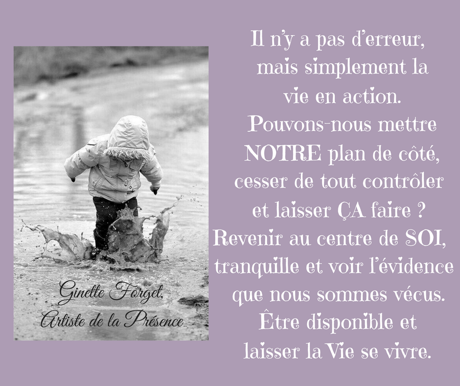 Ginette Forget, Artiste de la Présence: Rester AVEC la résistance, AVEC ...