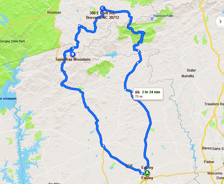 Bucky's Ride: First Glimpse of New Sassafras Mountain Observation ...