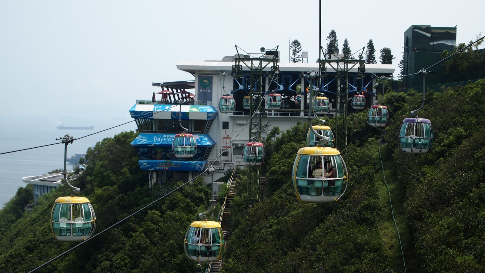 Travelling Hong Kong Ocean Park: Cable Car