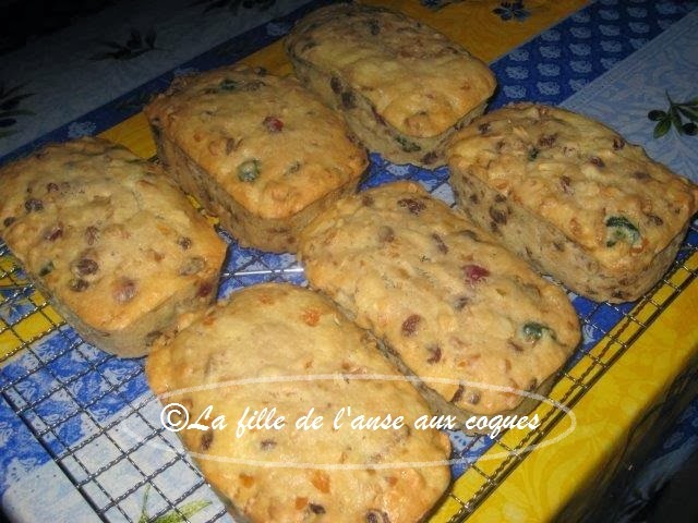 La fille de l'anse aux coques: MINI-GÂTEAUX AUX FRUITS ET AU RHUM