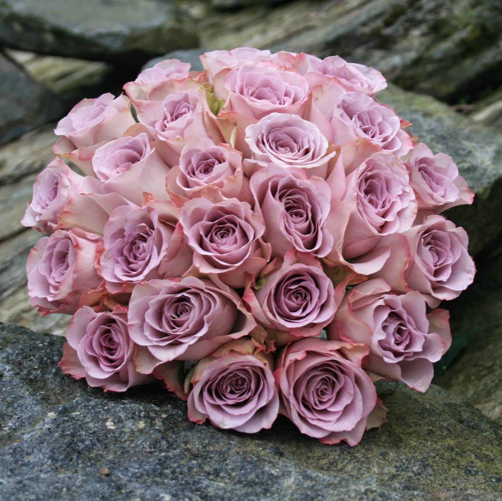 Blomsterverkstaden: Brudebukett med Memory Lane roser