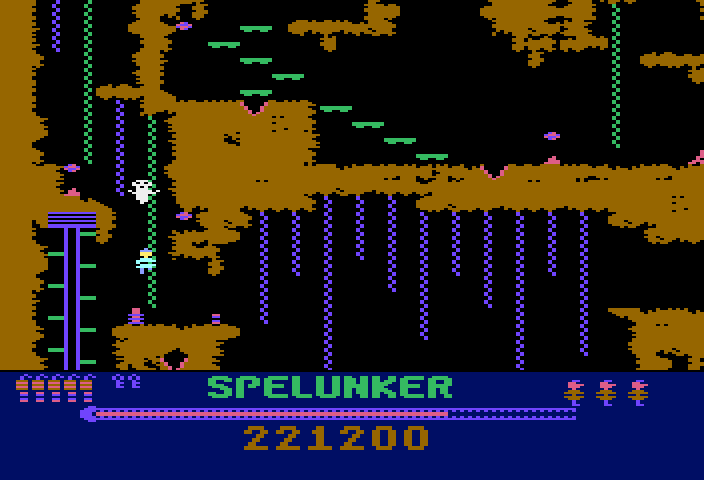 VGJUNK: SPELUNKER (ATARI 800)