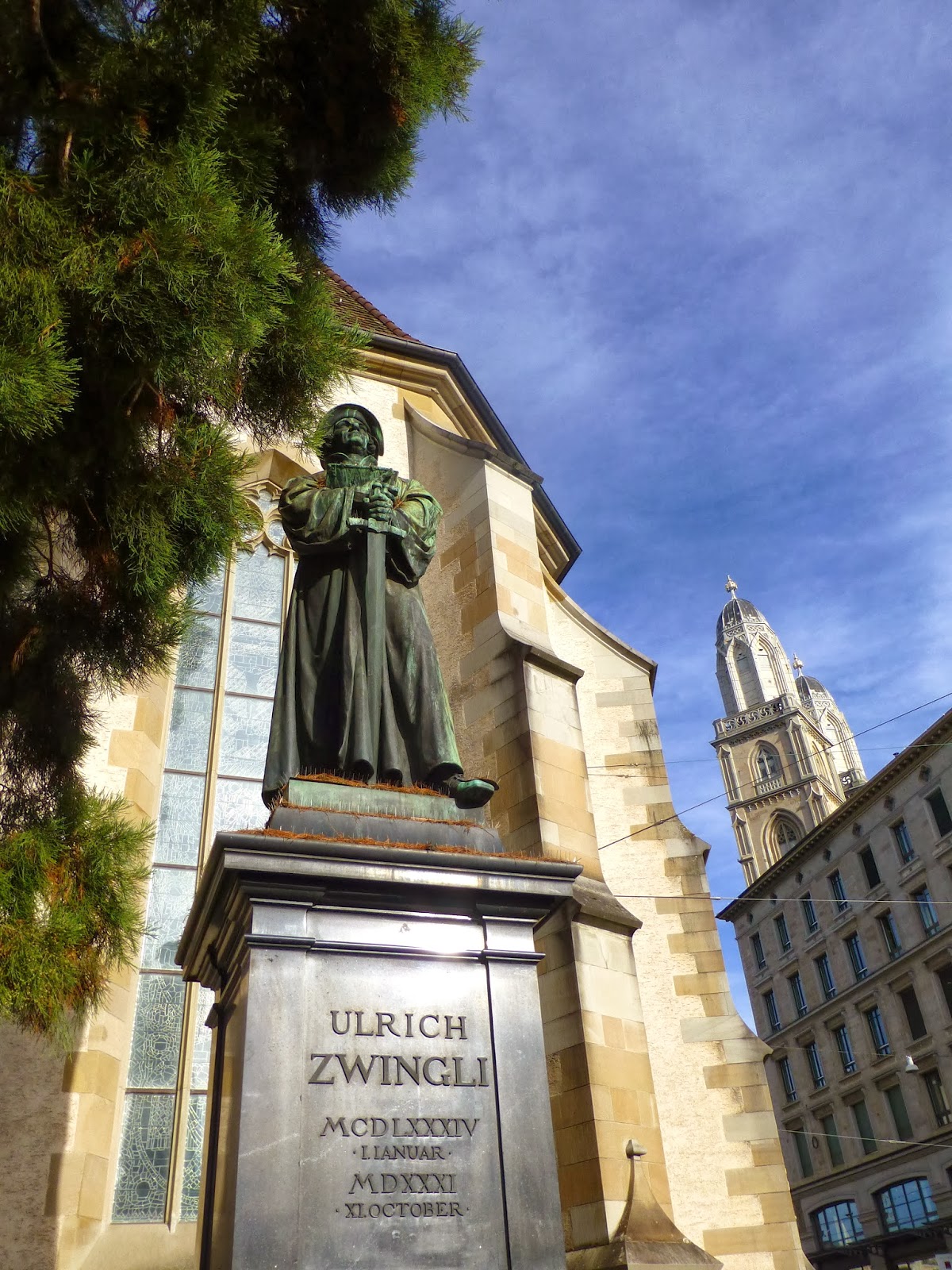 Ulrich Zwingli Statue