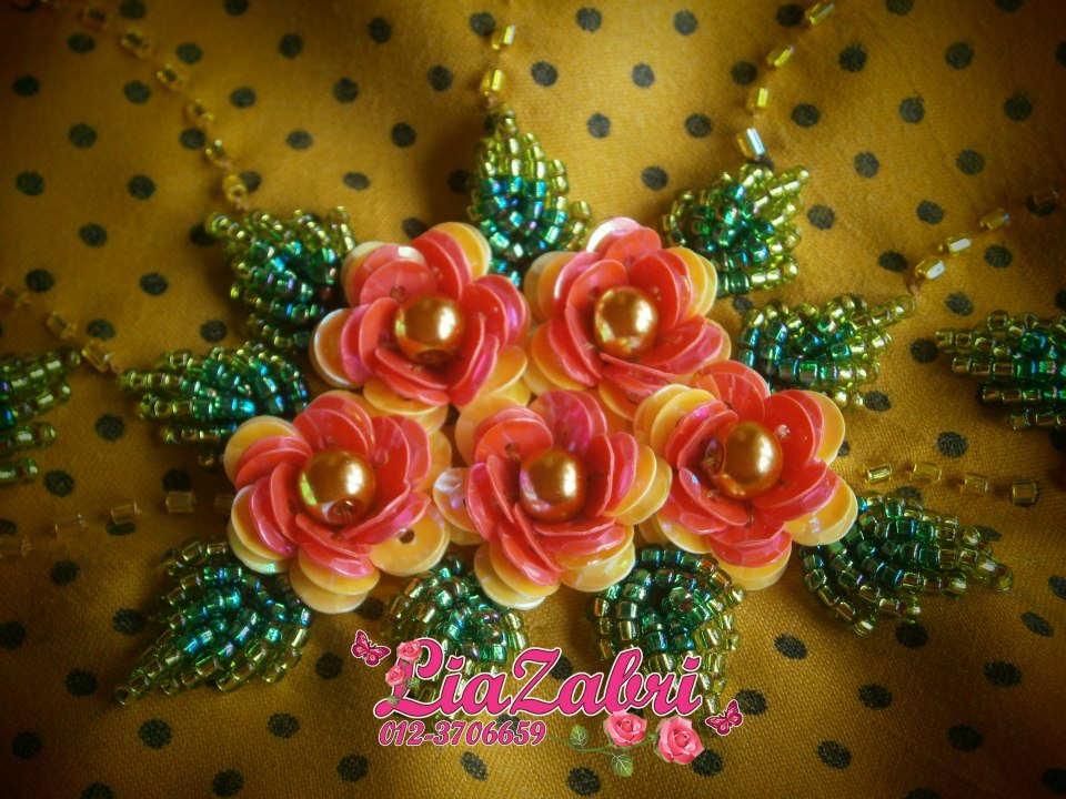 Sulaman Manik LiaZabri Golden Touch: Sulaman Labuci Sweet Daisy