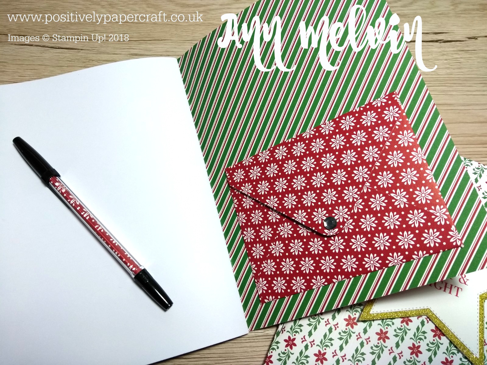 Positively papercraft: Easy Handmade Note Book & Matching Pen