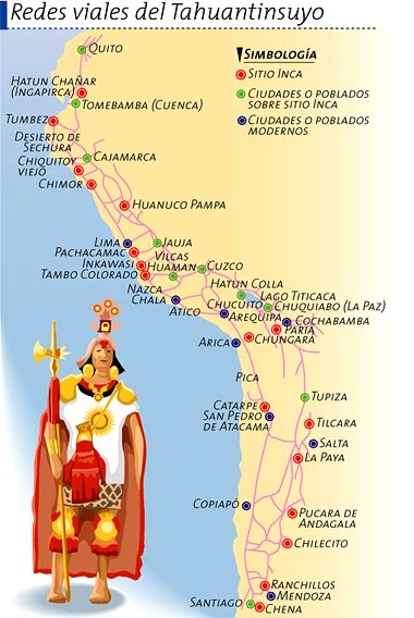 historia universal.: Los caminos del inca