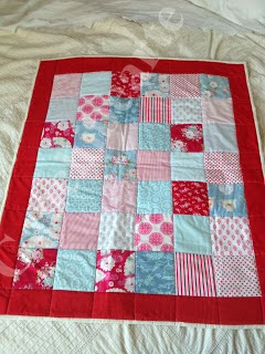 Ganchibearte: Colcha en patchwork para cuna