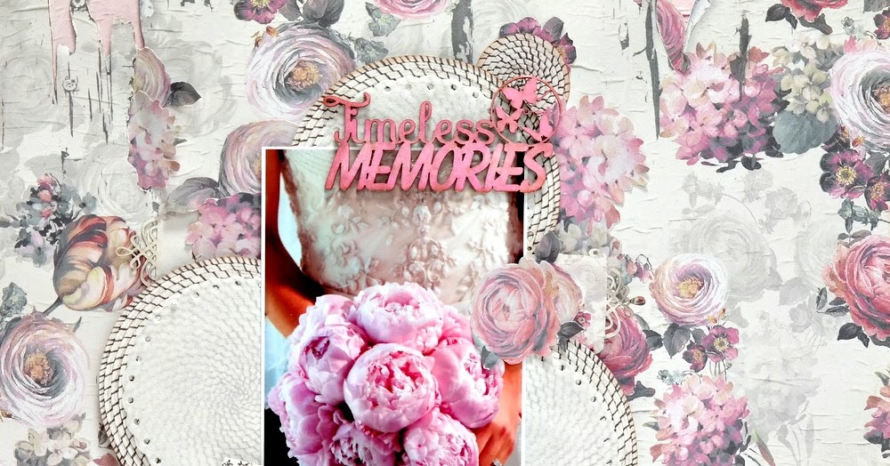 Timeless Memories Wedding Layout - FabScraps Guest Designer