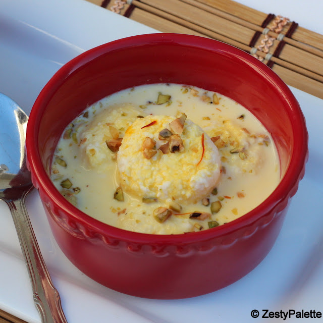 Cooks Joy - Rasmalai – Paneer Delicacy (Indian dessert)