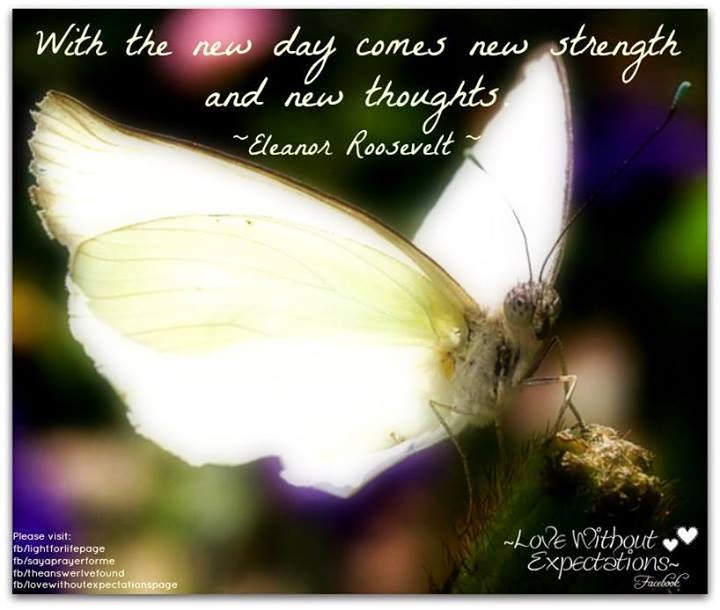 WITH THE NEW DAY COMES NEW STRENGTH AND NEW THOUGHTS. - Quotes