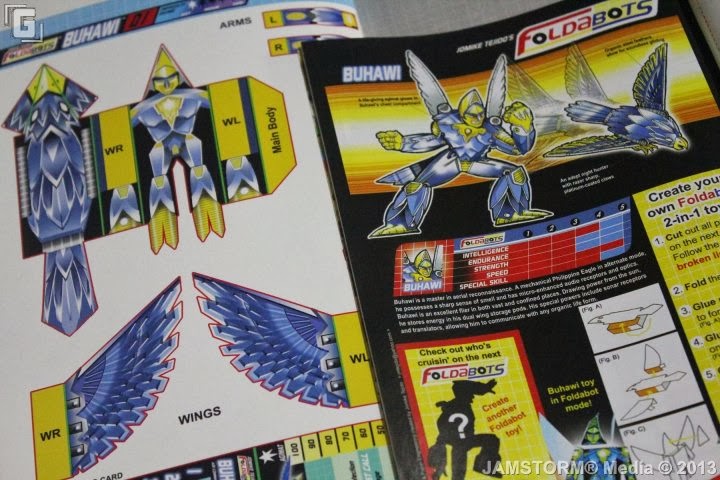 GeekMatic!: Throwback: Foldabots Toy Book!