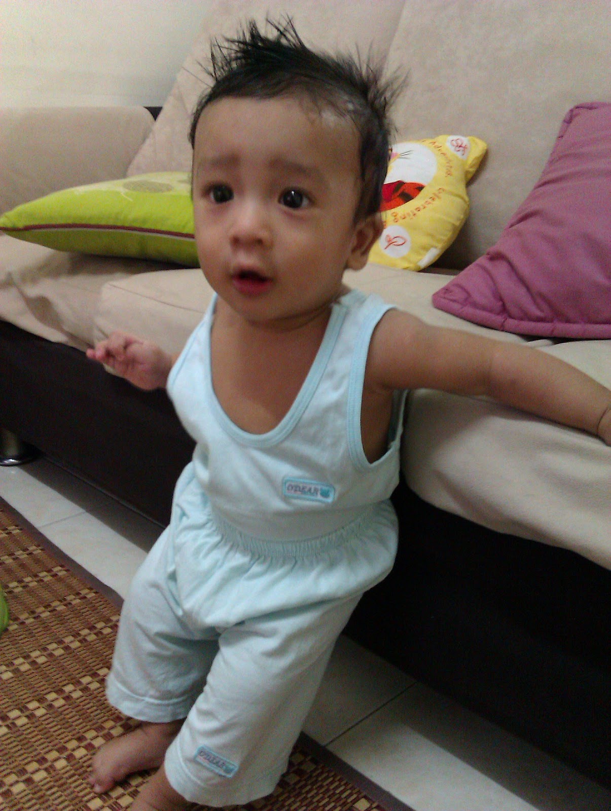 ~ coratcoret@sini ~: Rambut pacak Hadif dah hilang