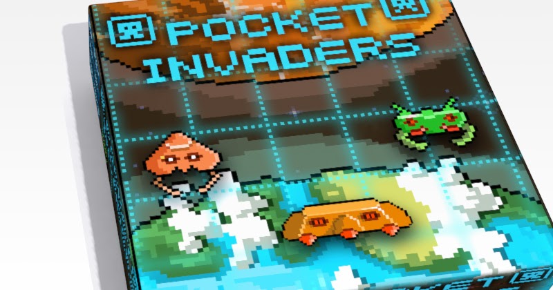 El rincon del Golem: Pocket Invaders, las damas llevadas al enésima potencia en bello arte pixel...