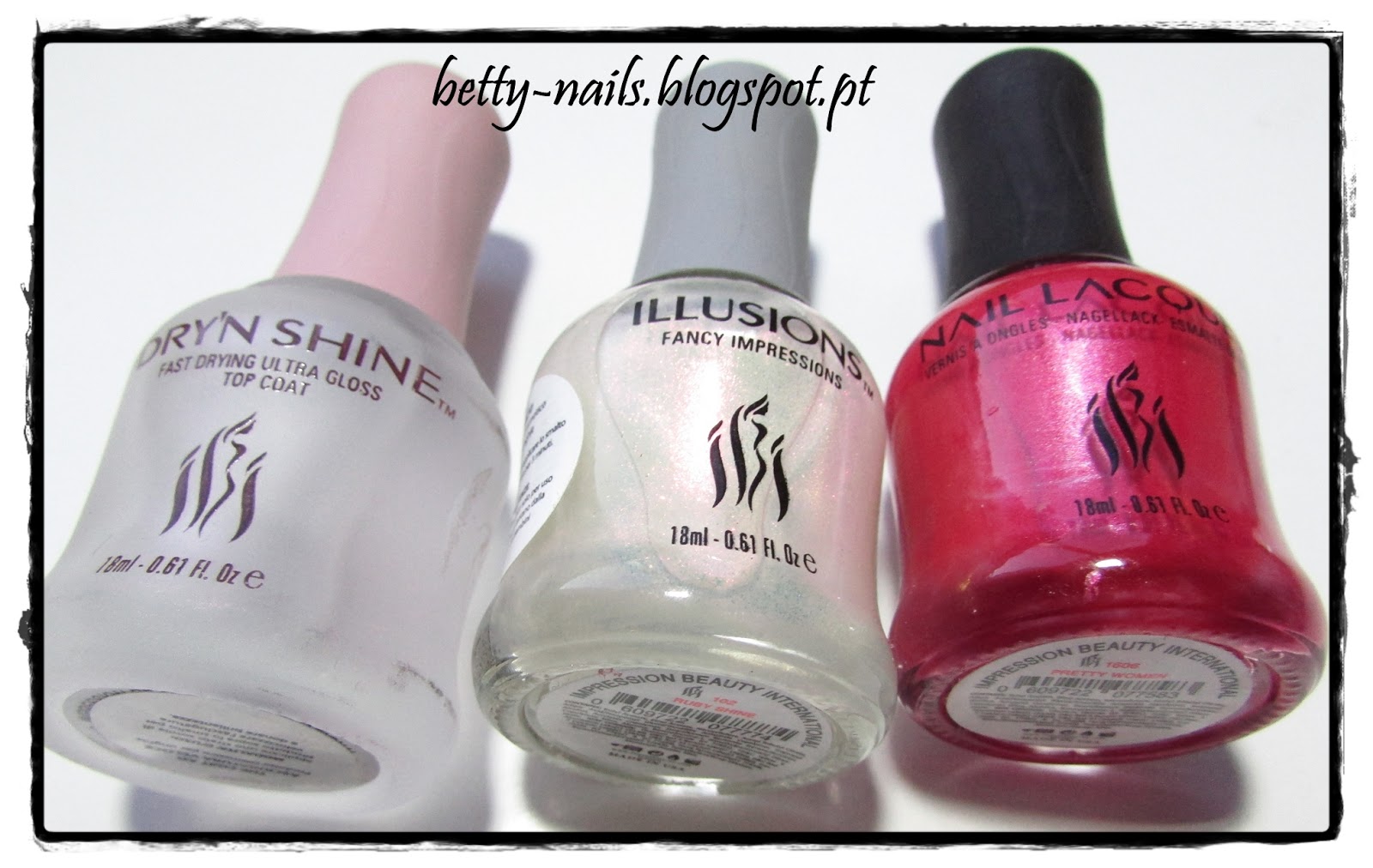 Betty Nails: IBI by DEZ - Pretty Women & Ruby Shine