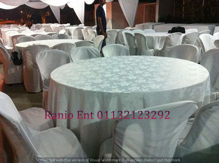 Sewa Sarung Kerusi Plastik dan Banquet - Rania Canopy Rental