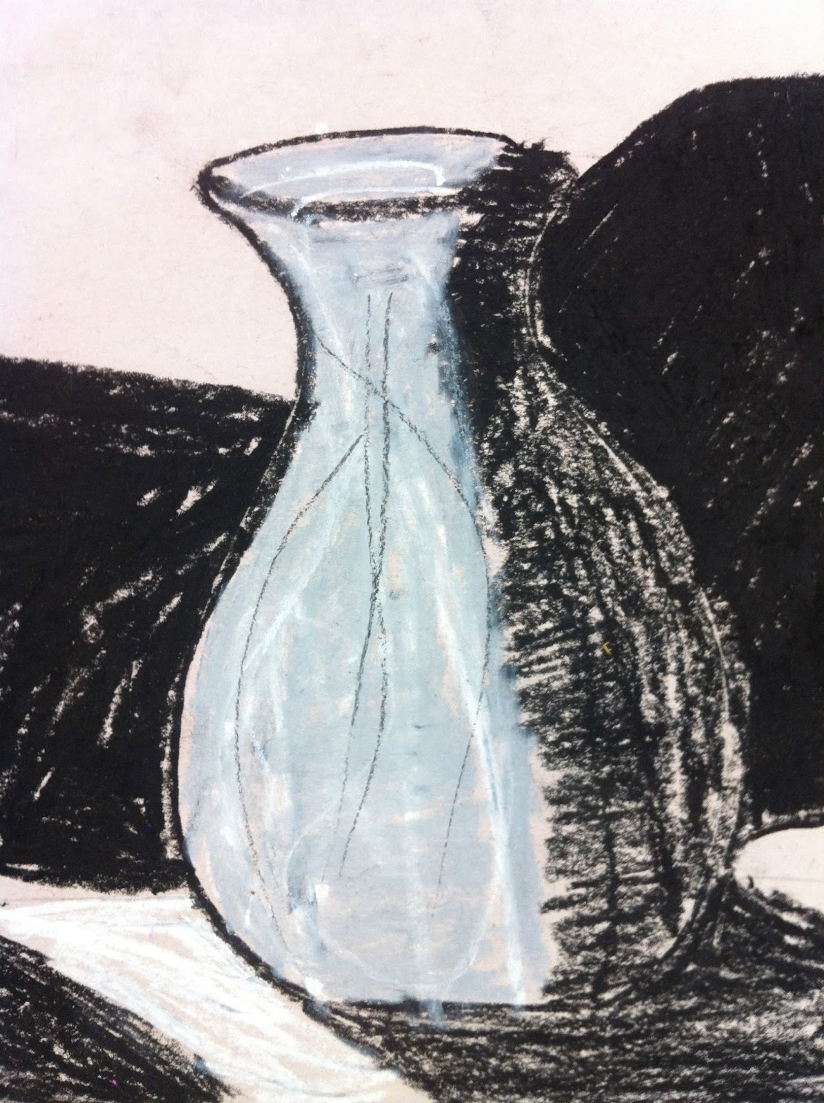 K-12 The Art Gallery: Black and White Still life