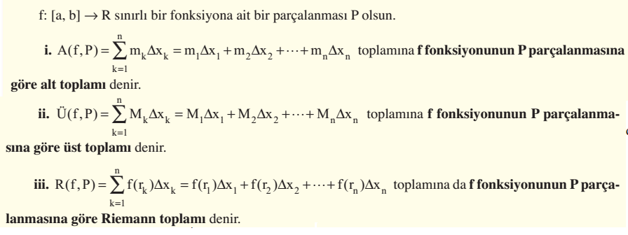 Riemann Toplamı « Net Fikir