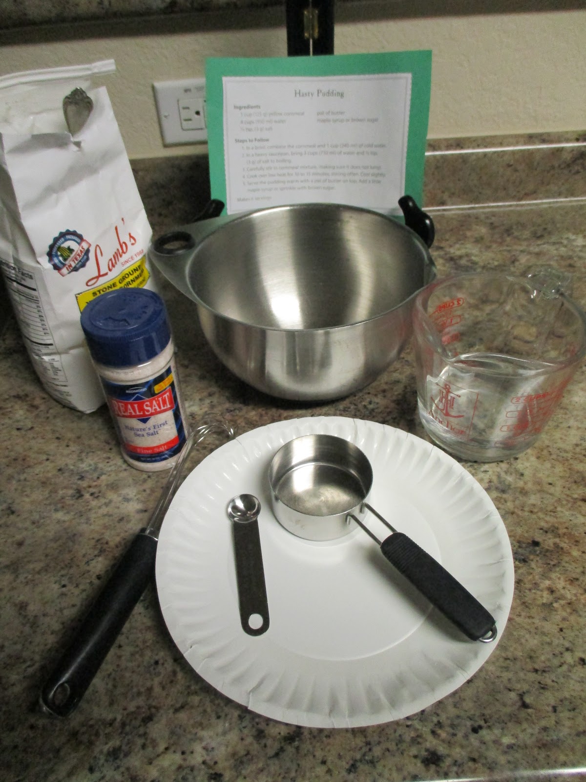 Hasty Pudding Recipe