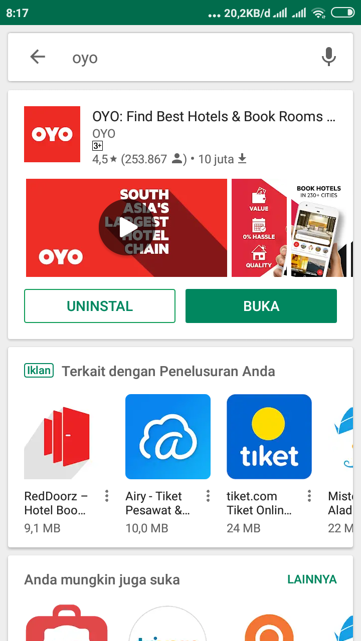 Nginep Gratis di Hotel dengan OYO Apps