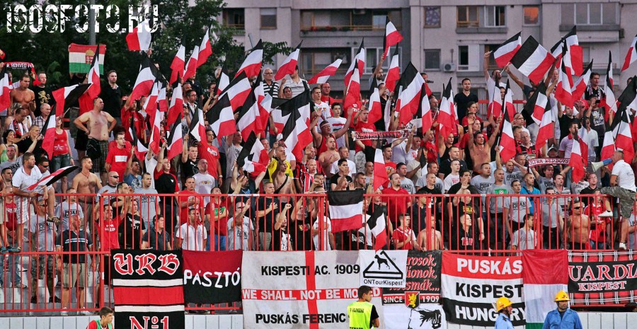 Vojvodina - Budapest Honvéd 2013.07.18. - Hungarian Ultras