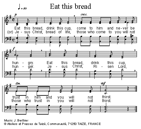 Cantus Mundi: Eat This Bread (Taizé)