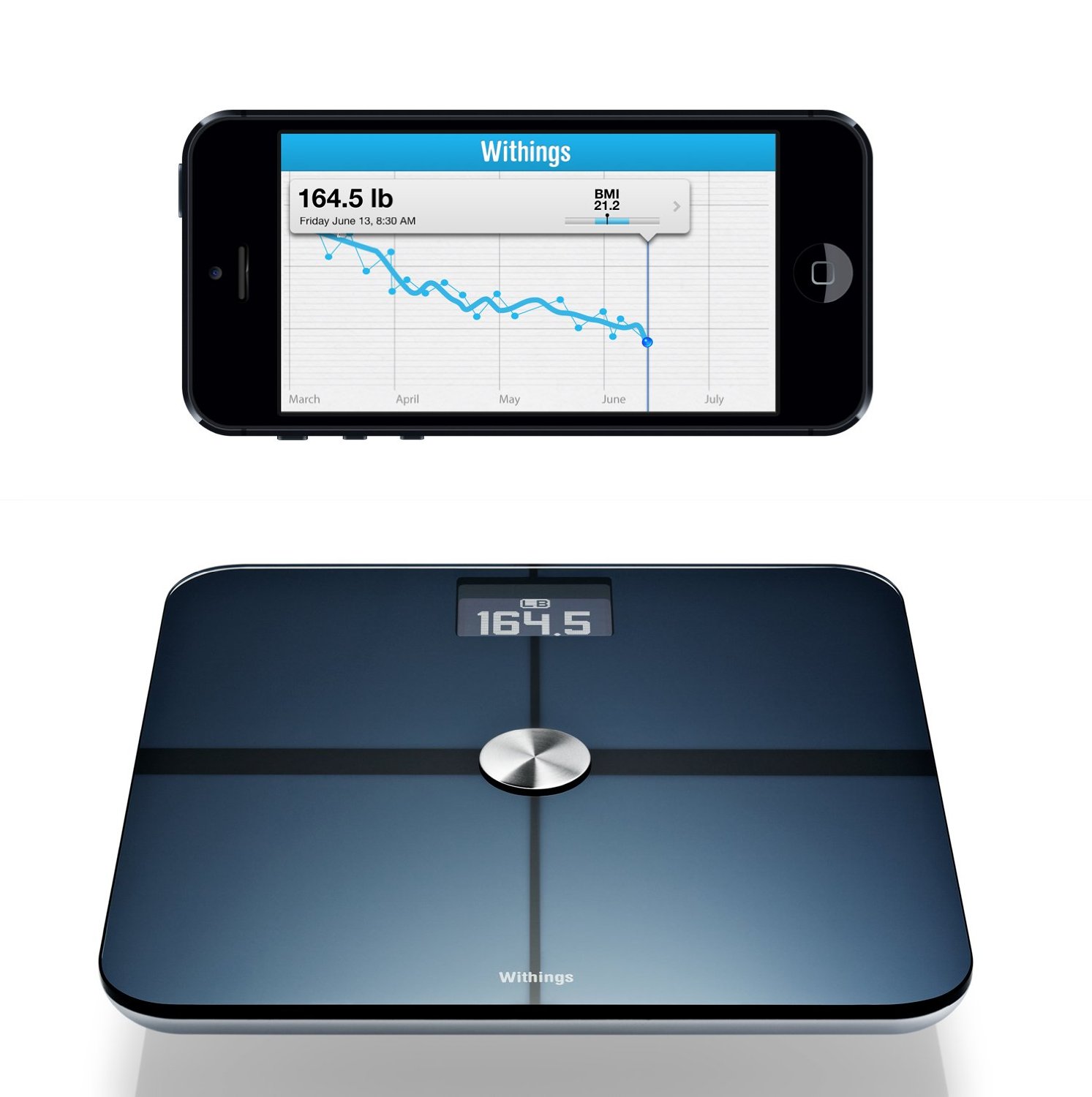 SAVE $25.01 | BEST PRICE Withings - Wifi Bodyscale: A scale that keeps ...