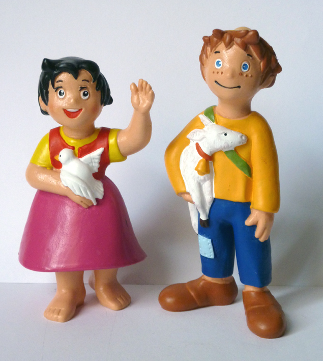 Heidi Toys Collection - Jouets de collection Heidi アルプスの少女ハイジ おもちゃ: PVC ...