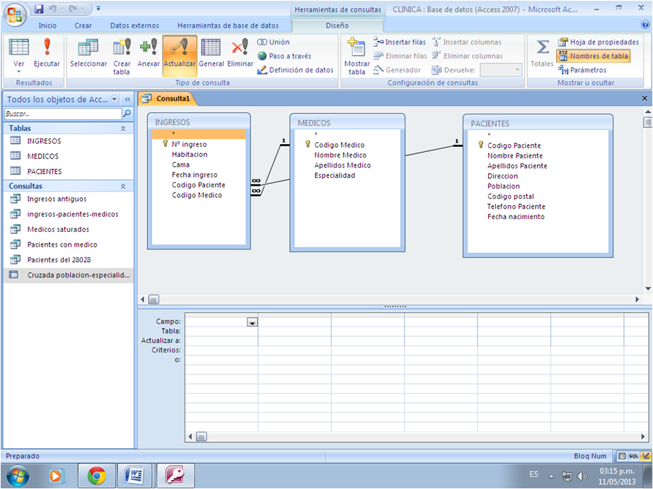 tipos de consulta : tipos de consultas