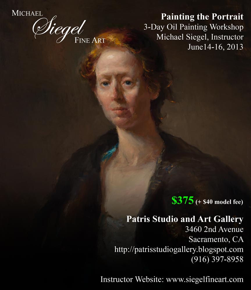 Patris Studio and Art Gallery : Announcing--Michael Siegel Portrait ...