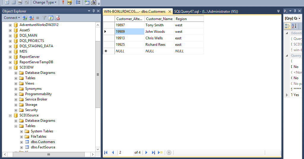 SqlServer Business Intelligence: Implementing Slowly Changing Dimension ...