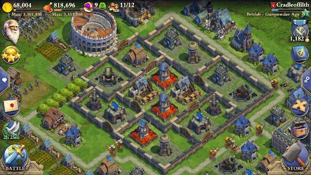 Domination medieval age base layout - feetarchitect