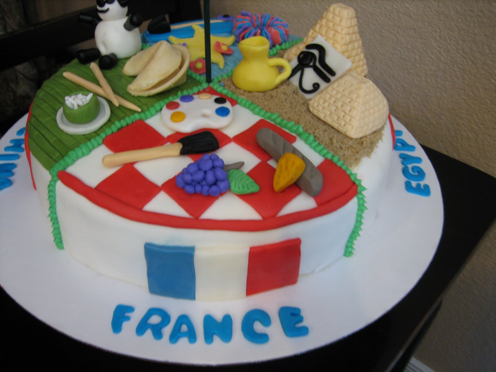 Sugar Stacks: "Around The World" Cake