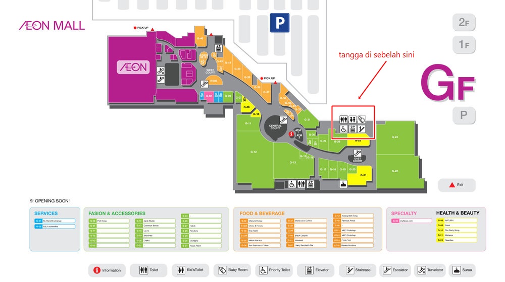 .: SuMiJellY Weblog:.: The Colourful Staircase di Aeon Mall Nilai